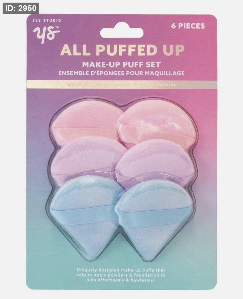 YES STUDIO MAKE-UP PUFF SET (6pcs)